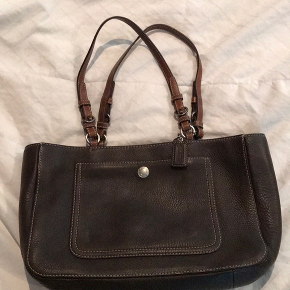 Coach | Bags | Coach Purse Brown Leather | Poshmark